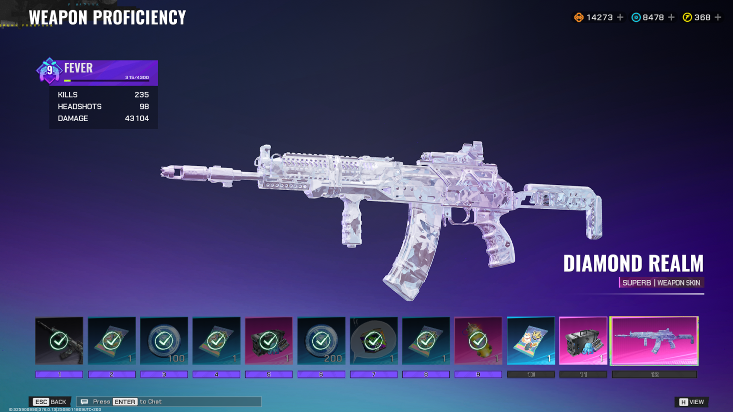 FragPunk Weapon Proficiency Boost | Get The Diamond Realm Skin