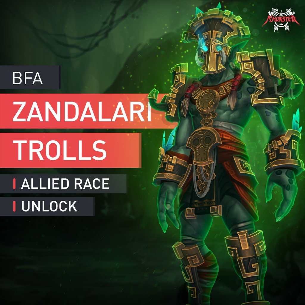 Zandalari Trolls Allied Race Unlock Boost