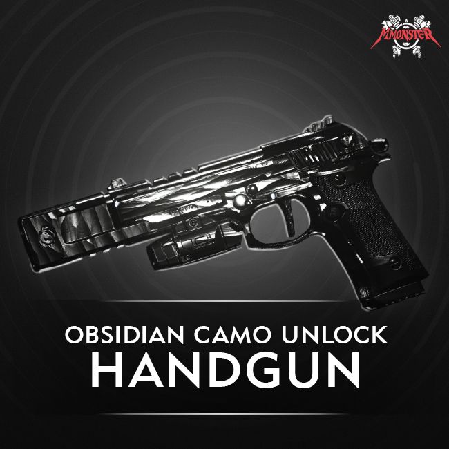 Call of Duty MW Handgun Obsidian Camo Unlock Boost - CoD Modern Warfare ...
